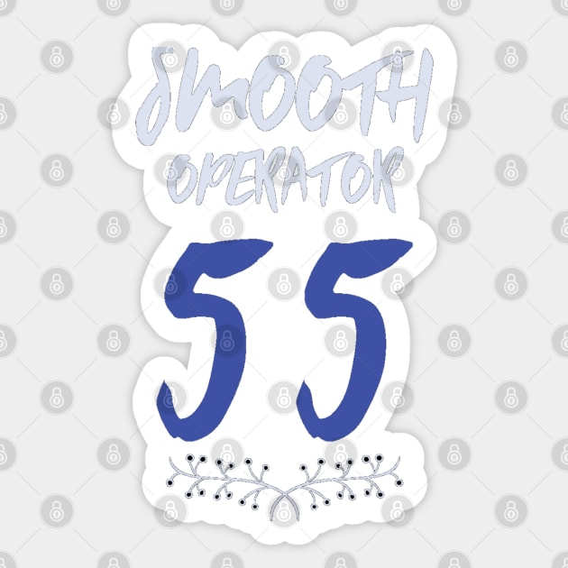 Smooth Operator 55 - Sainz - Sticker | TeePublic
